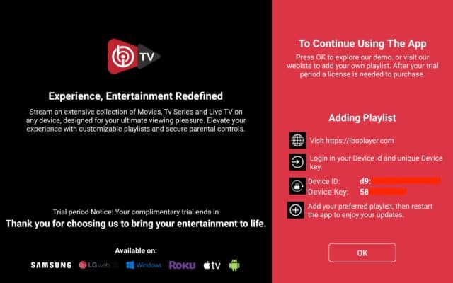 IBO Player: installation, activation and IPTV playlist setup
